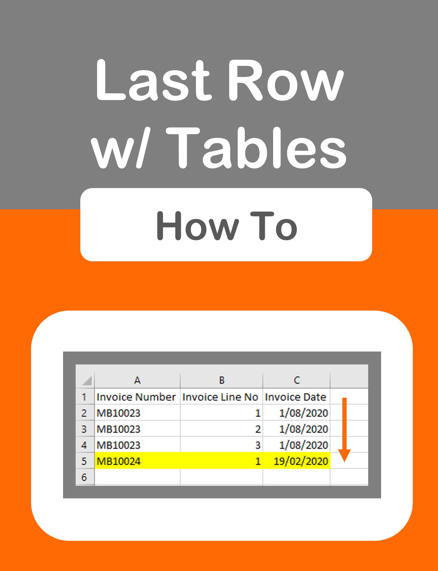 How To Find Last Row Using Tables Excel VBA Skills And Automation