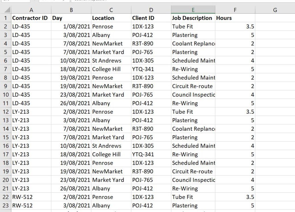 Excel VBA Copy Paste Semi Structured Data